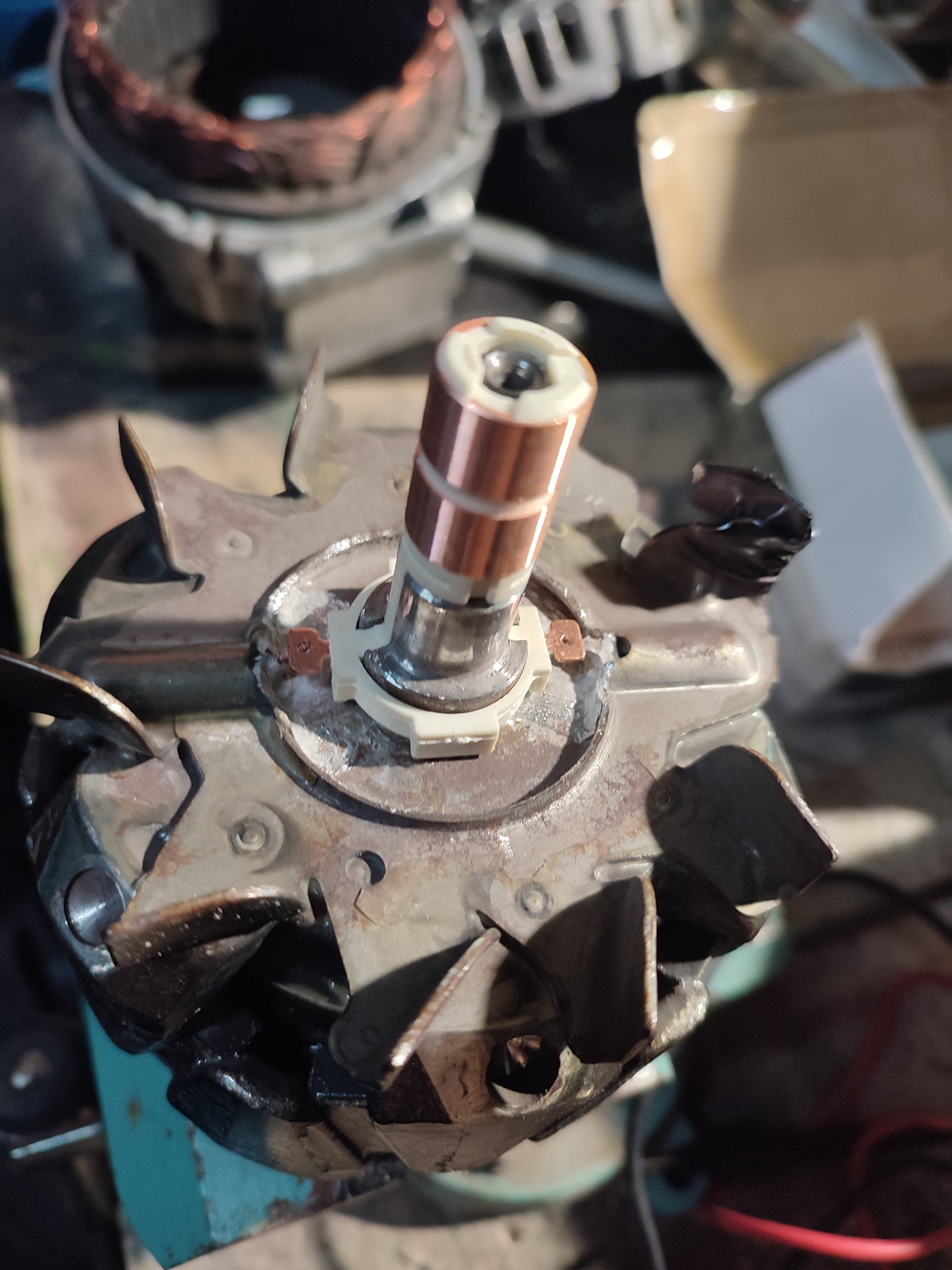 Переборка генератора с lin (06J 903 023 K) — Skoda Superb Mk2, 1,8 л ...