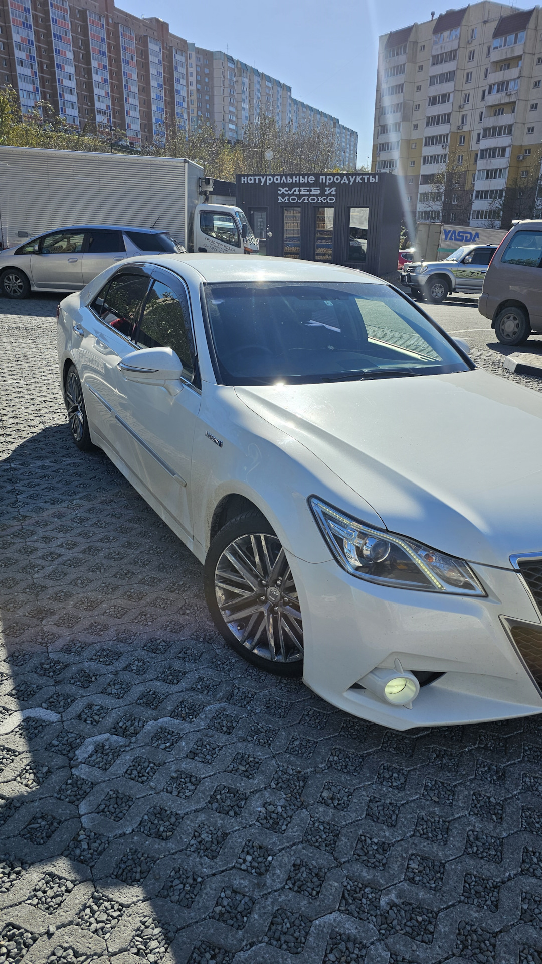 Покупка.Фото дорога домой. — Toyota Crown (S210), 2,5 л, 2014 года | покупка машины | DRIVE2