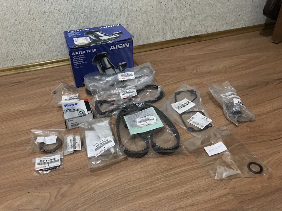 Замена ГРМ, помпы, сальников и всего сопутствующего. — Toyota Crown ...