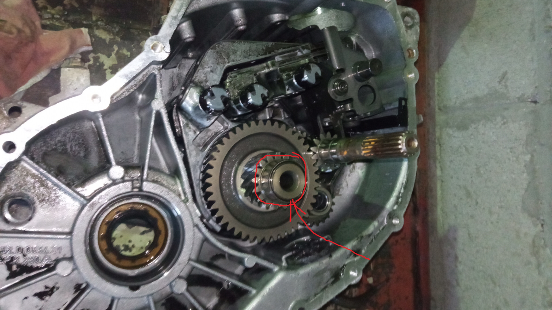 Ремонт МКПП Lancer 1.5L 4A91 P2500A227 — Mitsubishi Lancer X, 1,5 л ...