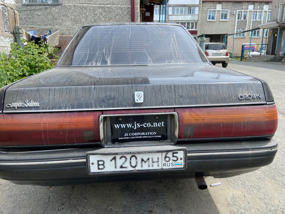 Toyota crown 131. Японский квадратный номер — Toyota Crown (S130), 2 л ...