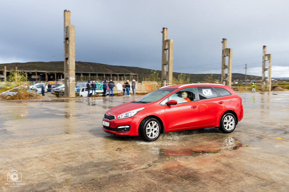 Автослалом 1.06.2019 — KIA Ceed SW (2G), 1,6 л, 2018 года | соревнования | DRIVE2