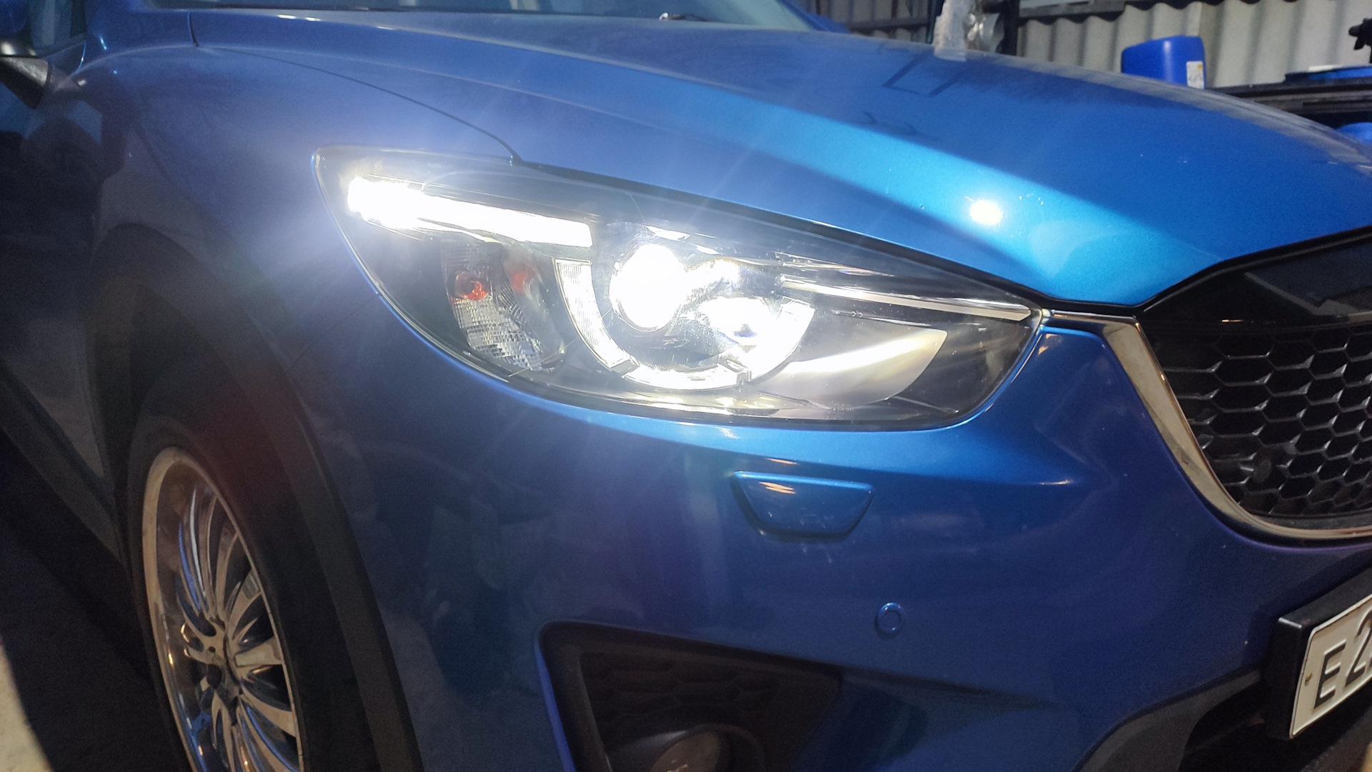 Led фары от рестайлинга. — Mazda CX-5 (1G), 2 л, 2012 года | стайлинг | DRIVE2