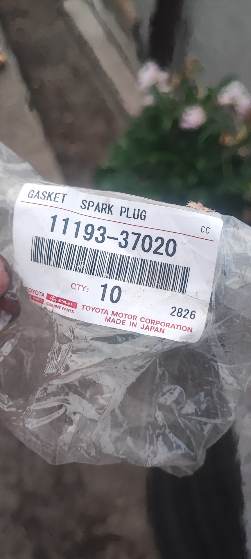 1119337020 Прокладка свечного колодца OEM TOYOTA LEXUS | Запчасти на DRIVE2