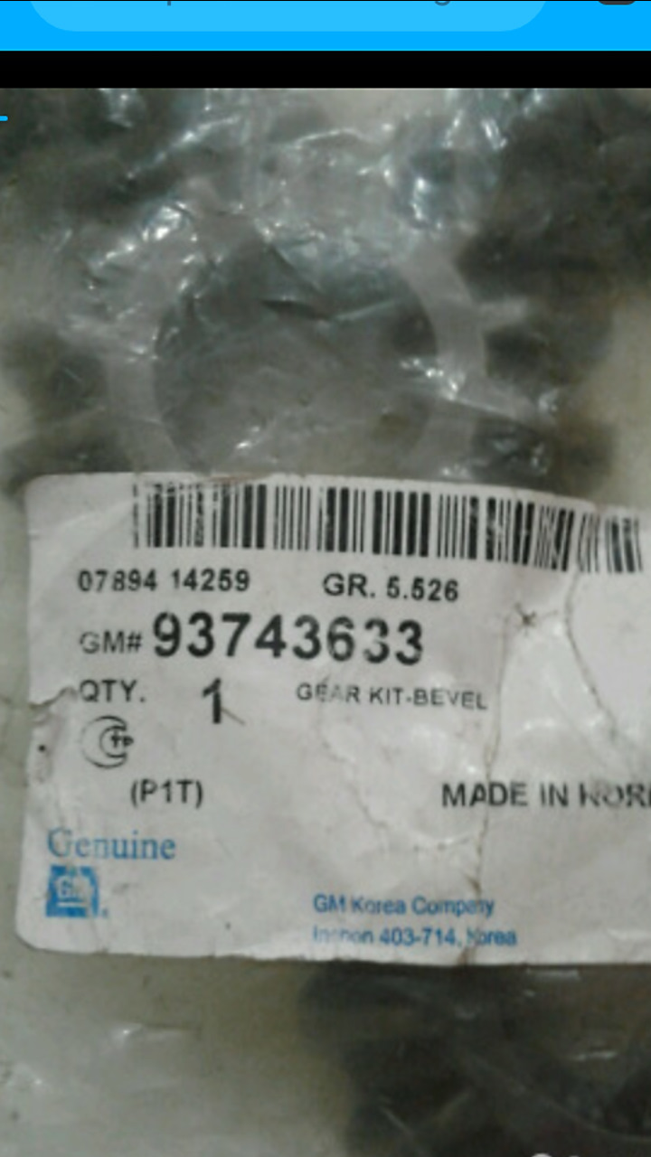 93743633 КОМПЛЕКТ ШЕСТЕРЕН ДИФФЕРЕНЦИАЛА (4 ШТ) GM | Запчасти на DRIVE2