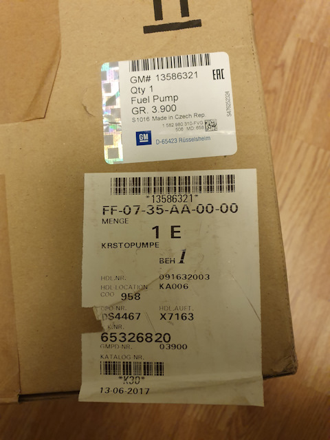 13586321 ТОПЛИВНЫЙ НАСОС GM | Запчасти на DRIVE2