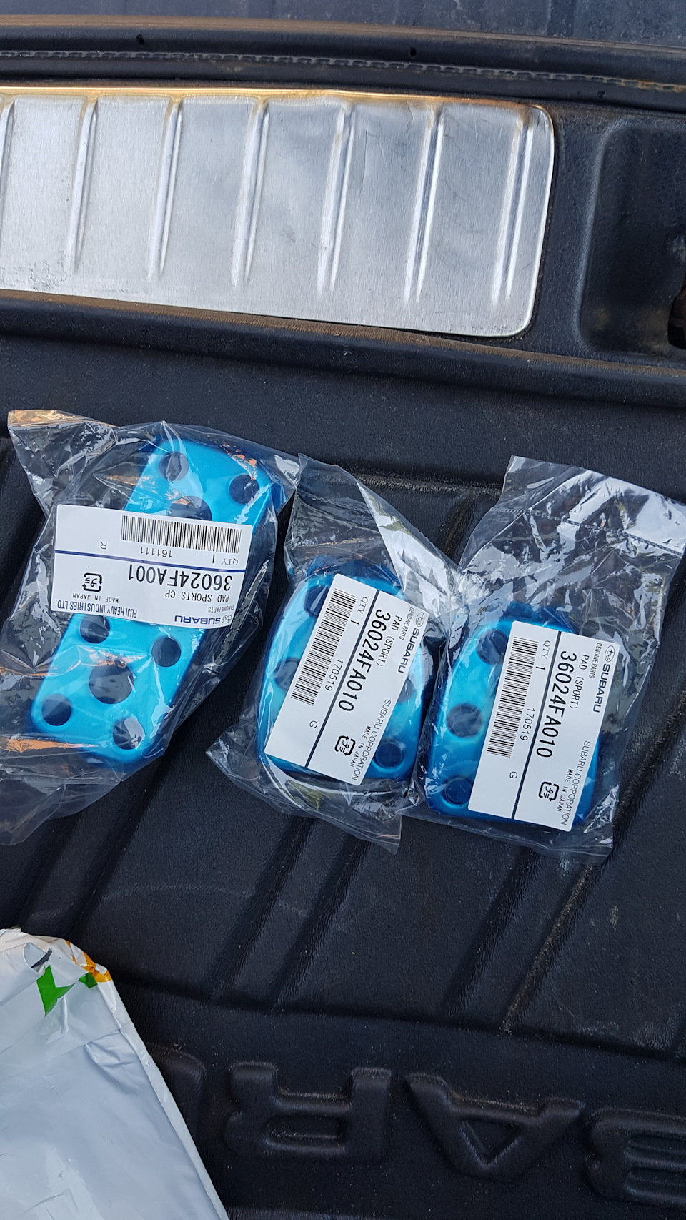 36024FA001 Металлическая накладка на педаль сцепления SUBARU | Запчасти ...