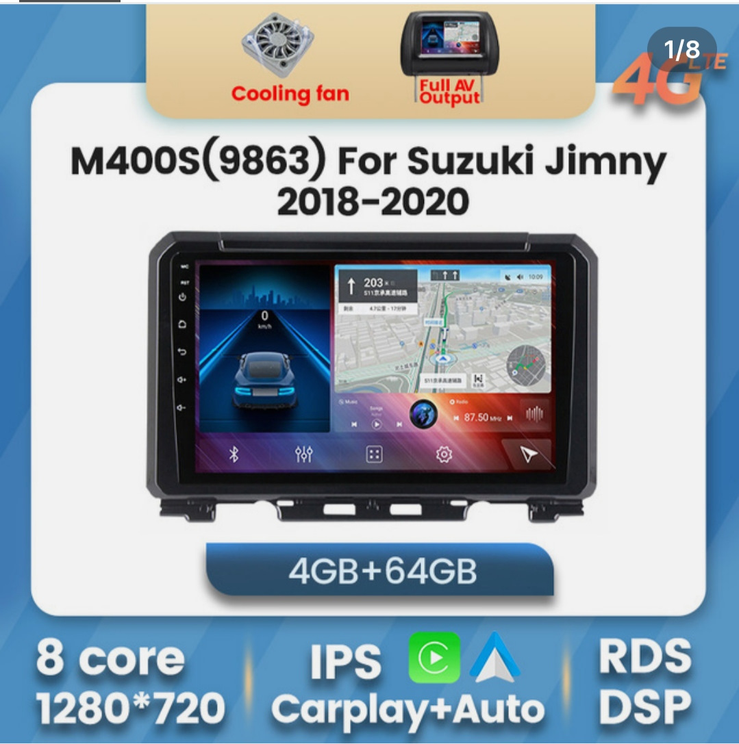 Новая мультимедиа на Android — Suzuki Jimny (4G), 1,5 л, 2019 года ...