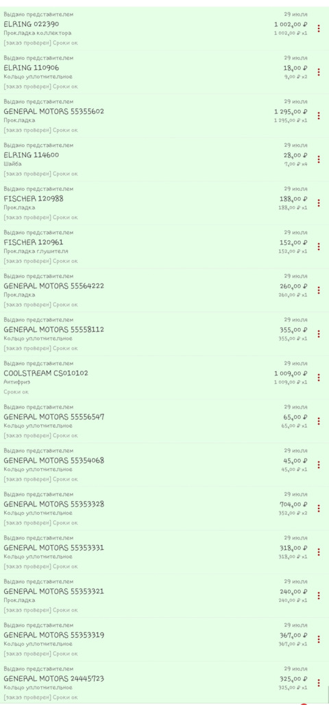 55355602 Прокладка маслоохладителя GM | Запчасти на DRIVE2