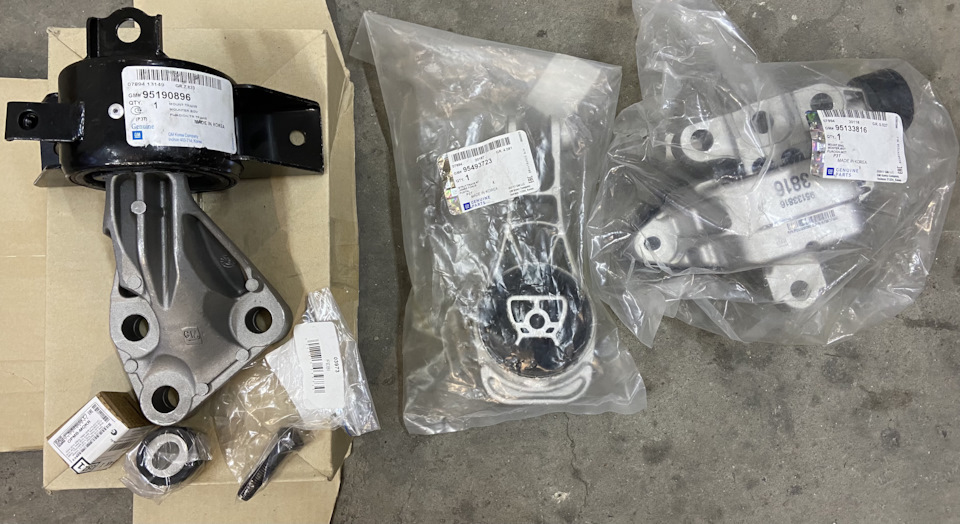 Замена опор двигателя и автоматической коробки — Chevrolet Aveo Sedan ...