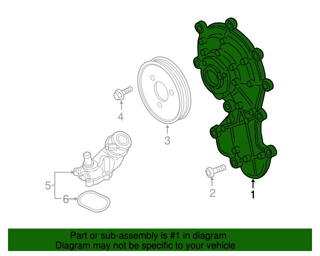 059121005T Водяной насос VAG | Запчасти на DRIVE2