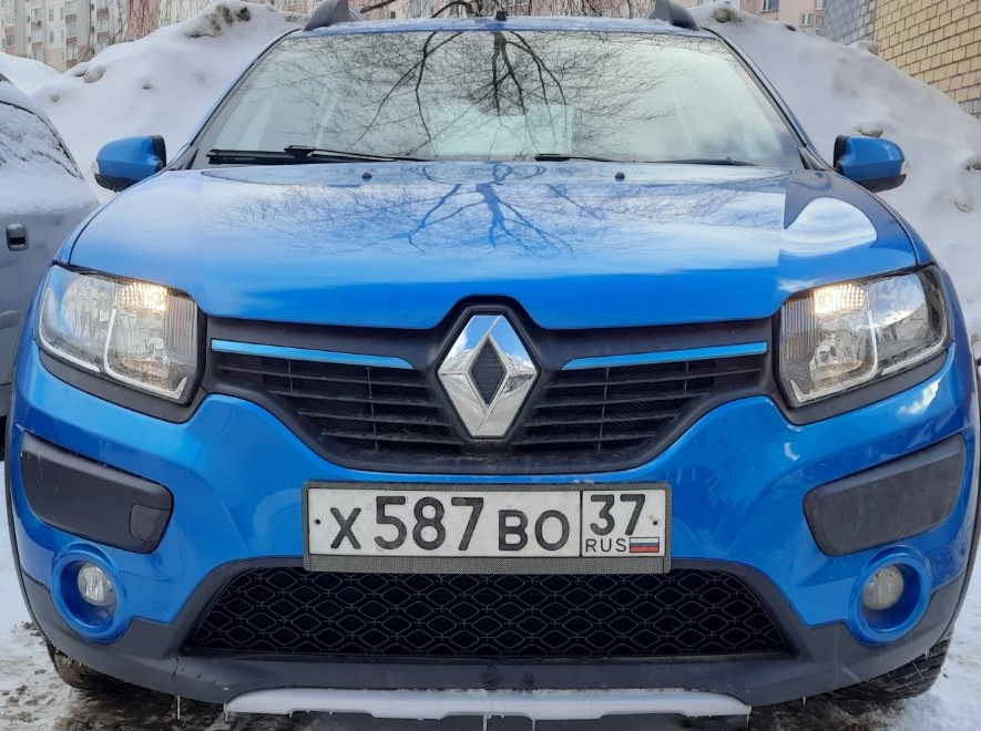 Ремонт переднего бампера — Renault Sandero Stepway (2G), 1,6 л, 2017 ...