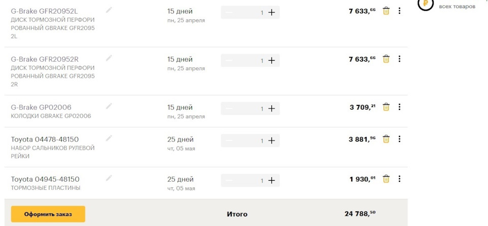 Тормоза от RX350, Highlander V6 3.5 — Toyota Camry (XV30), 3 л, 2004 ...