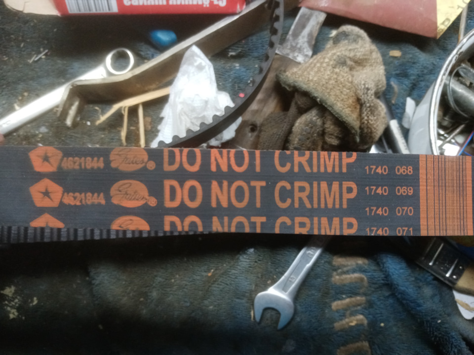 Ремень ГРМ 04621844 Chrysler или что же я купил. — Dodge Stratus (2G ...