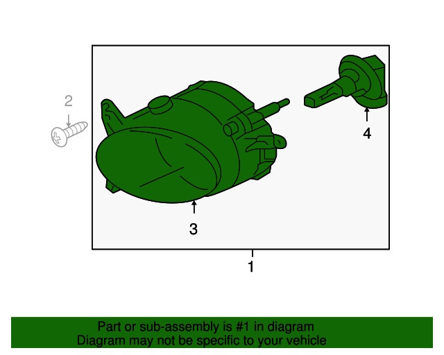 8321A664 Фара противотуманная Mitsubishi | Запчасти на DRIVE2