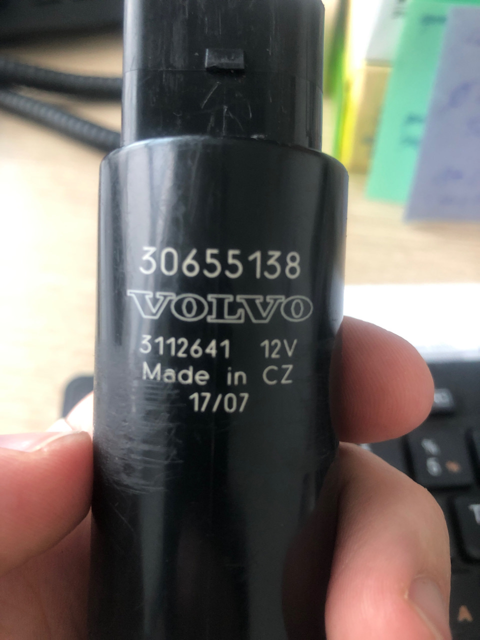 30655138 Насос омывателя фар Volvo | Запчасти на DRIVE2