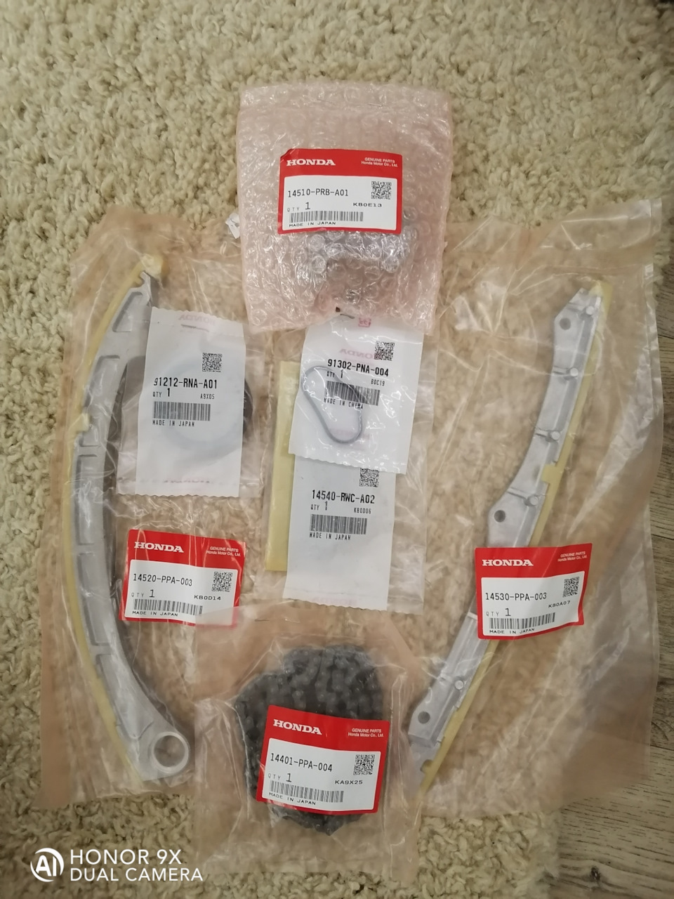 14401PPA004 Цепь (176L) ГРМ OEM Honda | Запчасти на DRIVE2