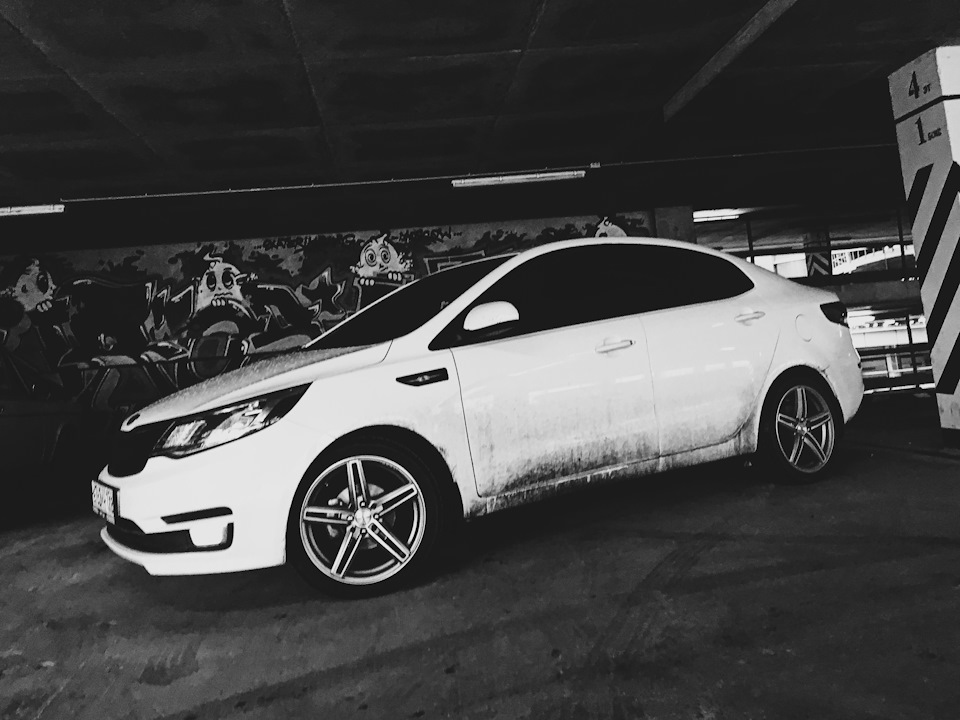 Дикие тапки. Реплика VOSSEN CV5 — KIA Rio (3G), 1,4 л, 2015 года ...