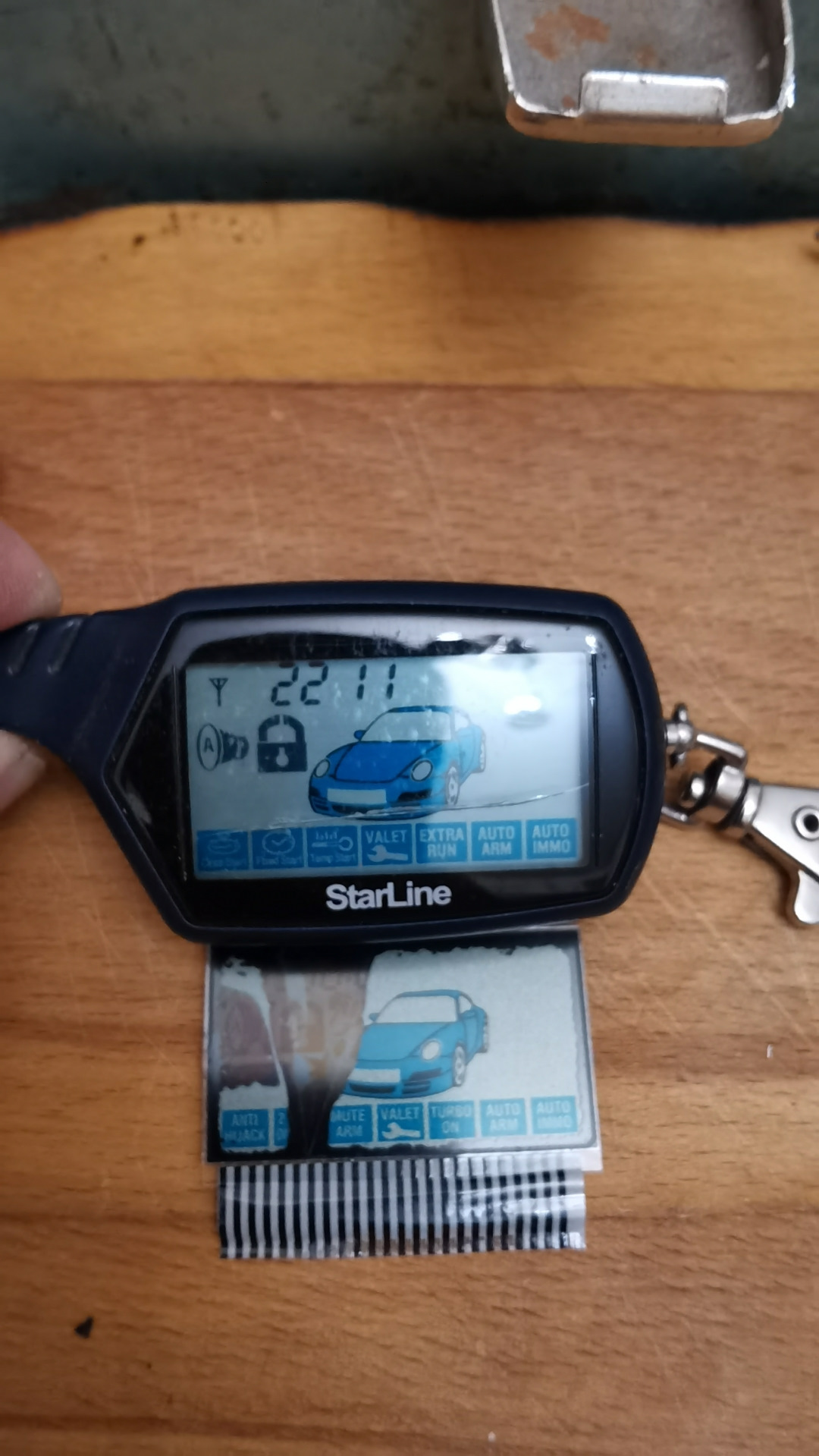 Пультик StarLine B6 с экраном от B9 замена экрана. — Peugeot Boxer (2G ...