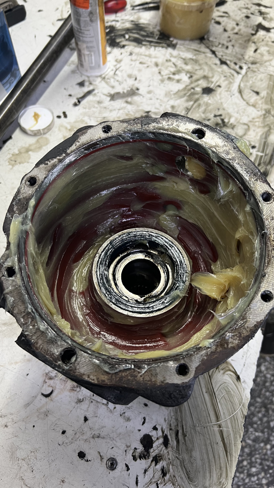 Инспекция поворотных кулаков — Mercedes-Benz G 63 AMG (1G), 5,5 л, 2016 ...