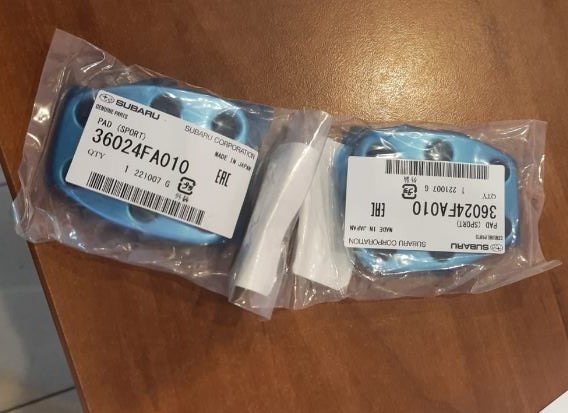 Замена накладок педалей — Subaru Forester (SG), 2 л, 2007 года ...