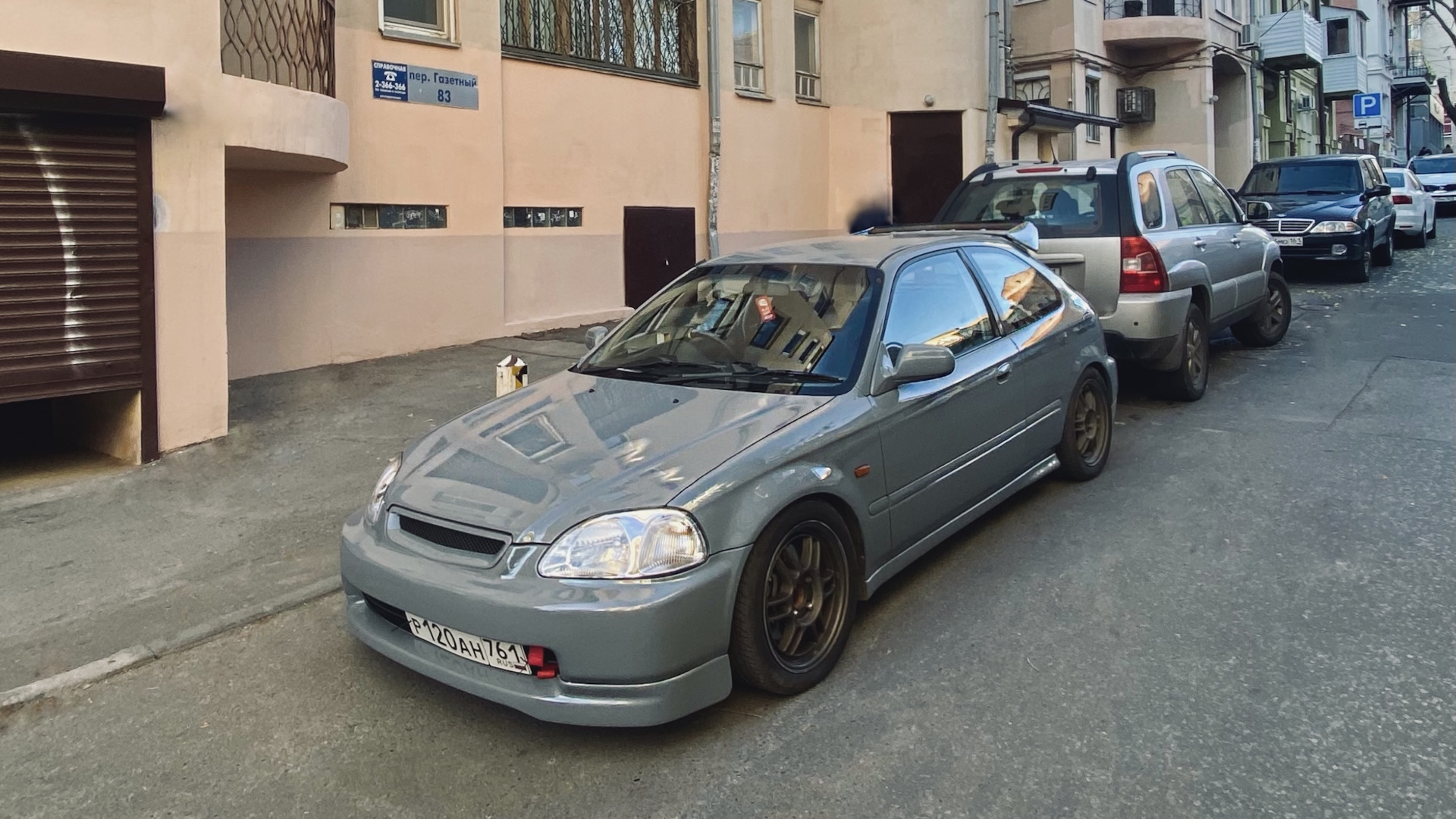Honda Civic Hatchback (6G) 1.7 бензиновый 1996 | Nardo grey на DRIVE2