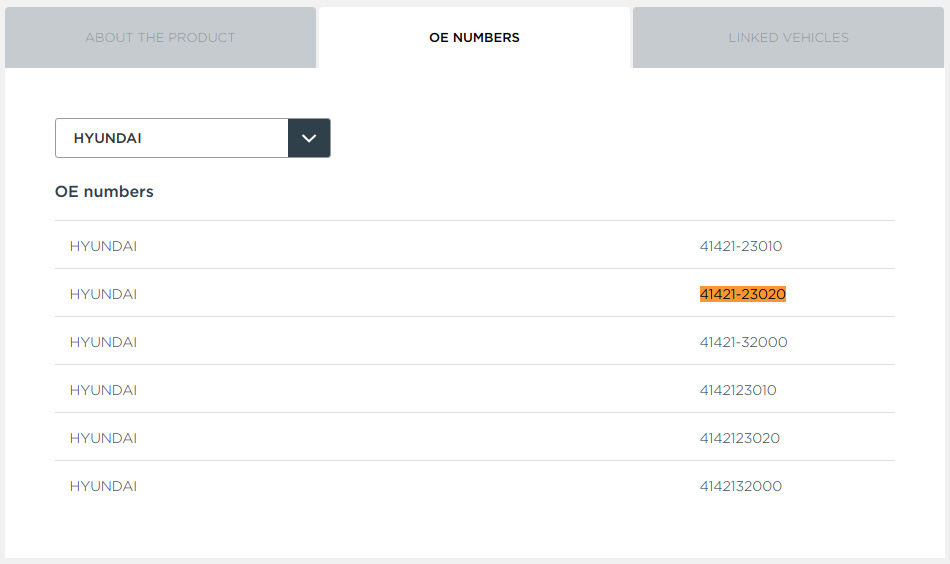 4142123010 Роликовый подшипник KIA HYUNDAI | Запчасти на DRIVE2