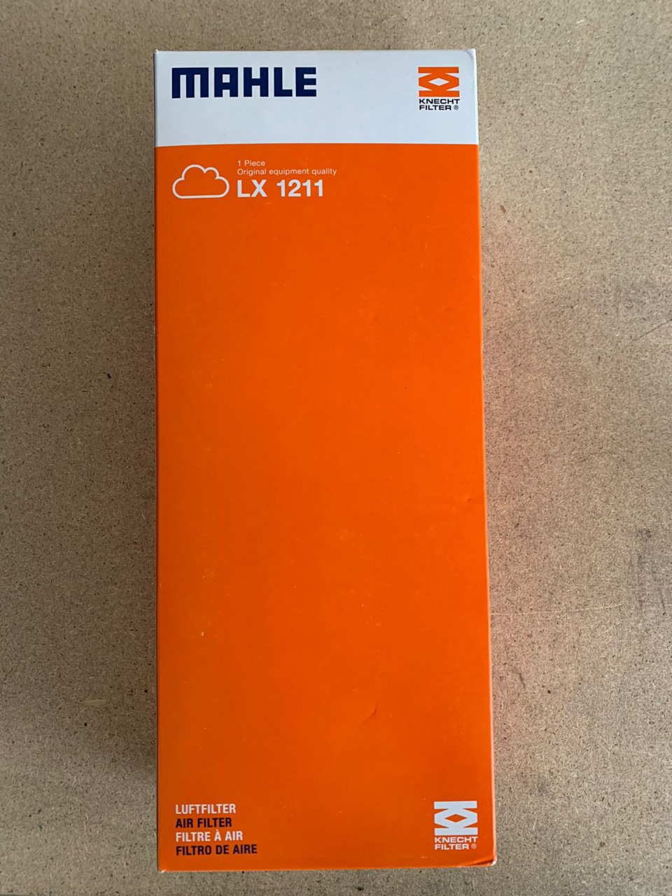 Заказ клиента: Воздушный фильтр Mahle — Алло Запчасти на DRIVE2