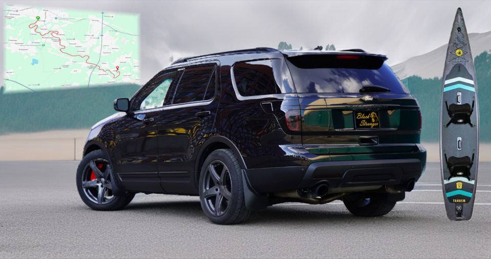 🌊Сап-атушки #4☀ — Ford Explorer (5G), 3,5 л, 2013 года | путешествие ...