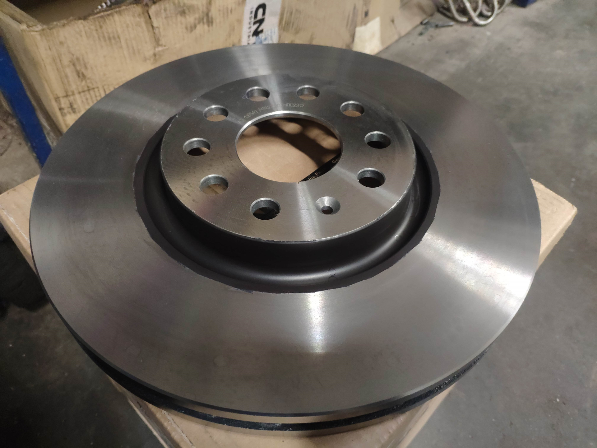 Передние тормоза 314х30мм — Volkswagen Tiguan (1G), 2 л, 2013 года ...