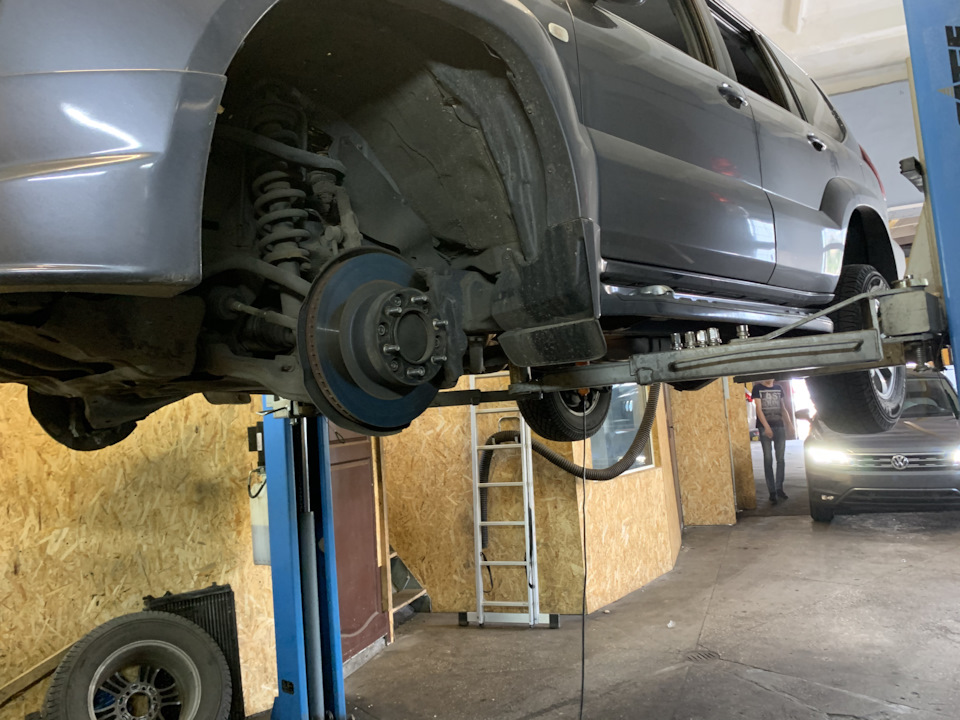 Замена направляющих передних суппортов, масло ДВС, фильтров. — Toyota ...