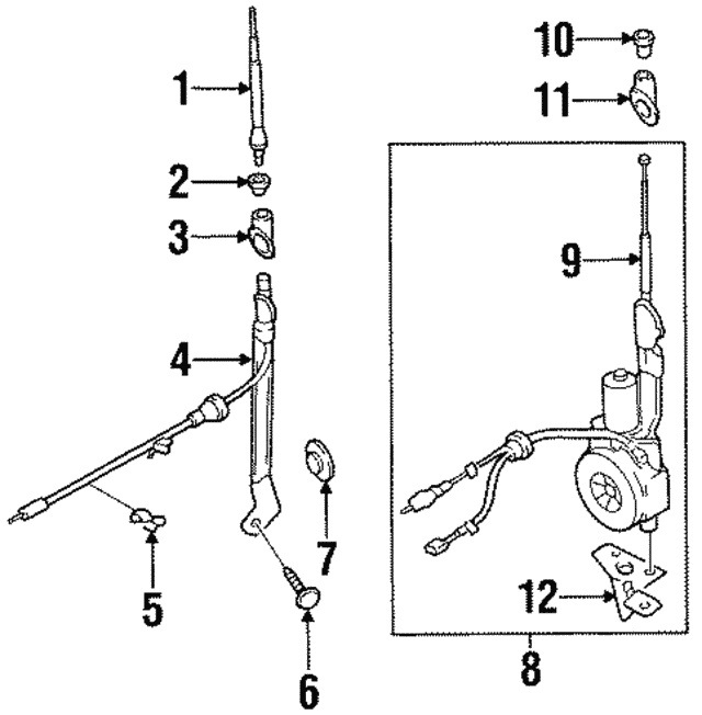 2422579900 Пистон для проводов NISSAN INFINITI | Запчасти на DRIVE2