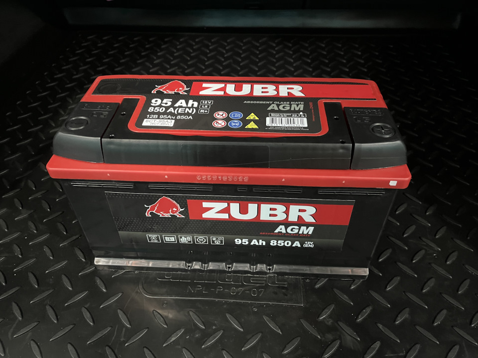 Аккумулятор ZUBR AGM — BMW X5 (E70), 3,5 л, 2008 года | электроника | DRIVE2