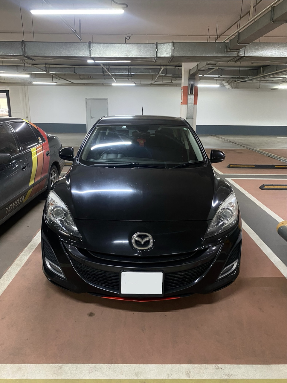 Накладка спойлера / lip spoiler — Mazda Axela (2G), 1,5 л, 2010 года ...