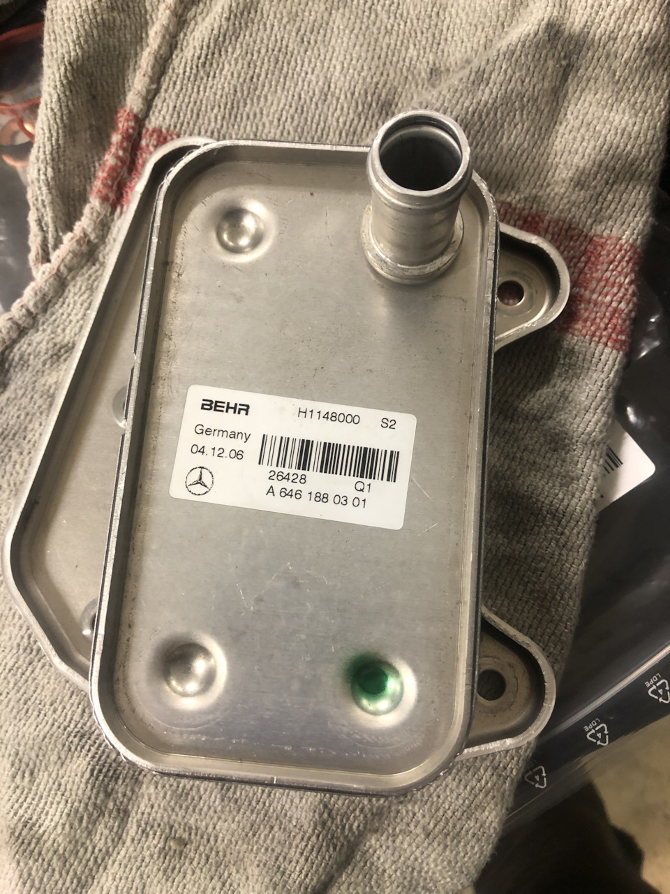 A6461880301 Радиатор масляный MERCEDES | Запчасти на DRIVE2