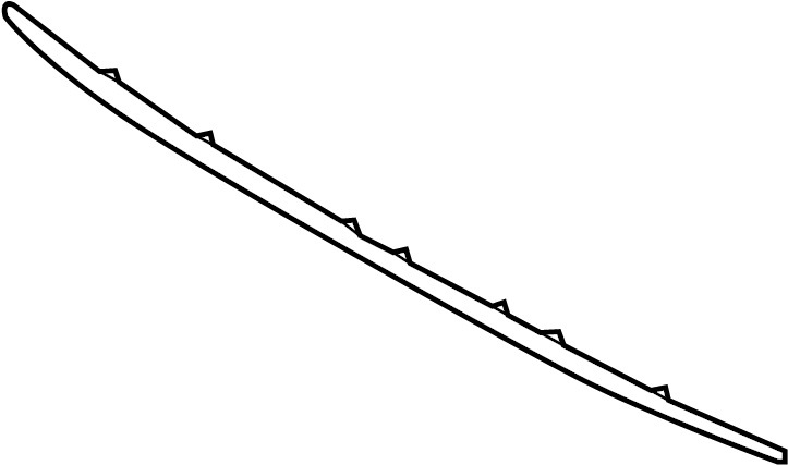 86695A8000 Moulding-rear BUMPER. MOULDING-REAR BUMPER LWR, CTR KIA ...