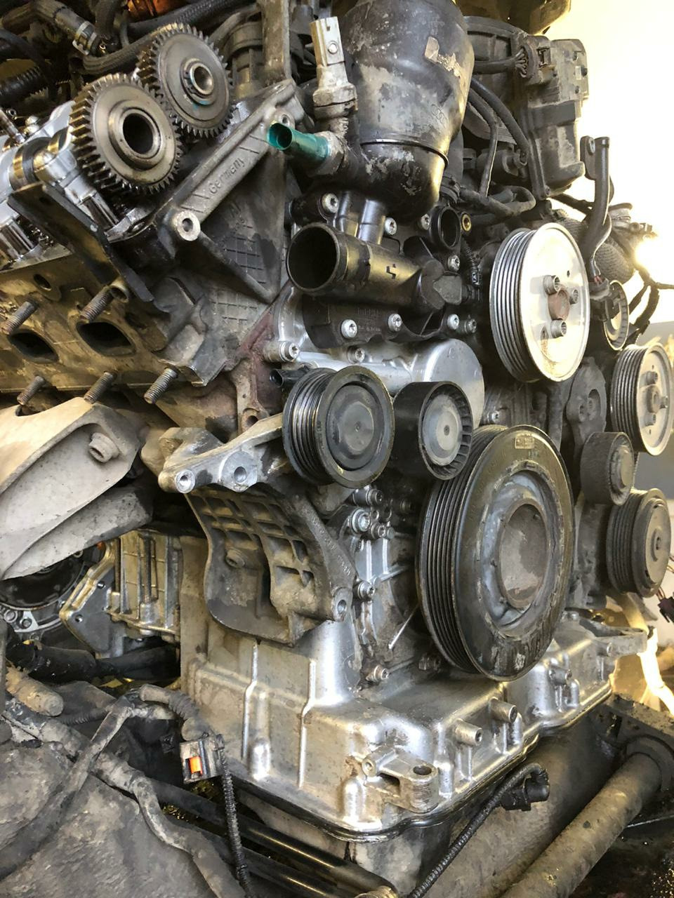 Замена цепи ГРМ, переуплотнение крышки цепей — Volkswagen Touareg (2G ...