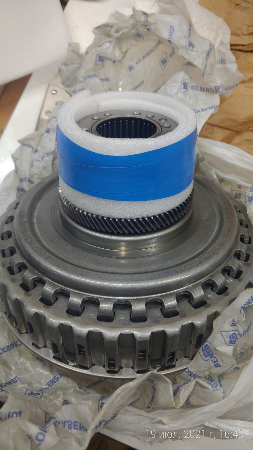 Ремонт сцепления, дефицит фрикционов KF17300/BW — Audi A5 (1G), 3 л ...