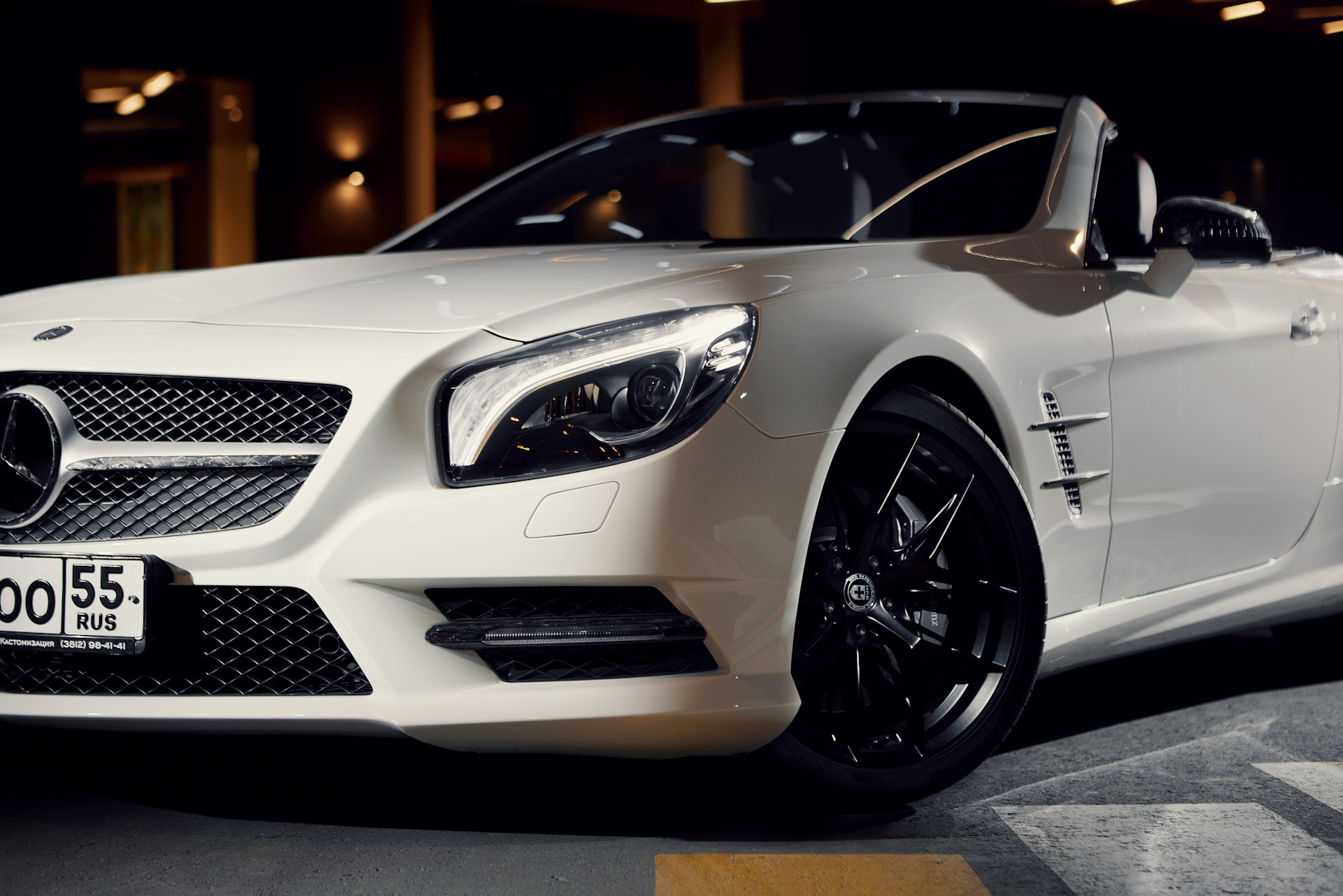 Фотосет. Ночной. — Mercedes-Benz SL-Class (R231), 3 л, 2014 года ...