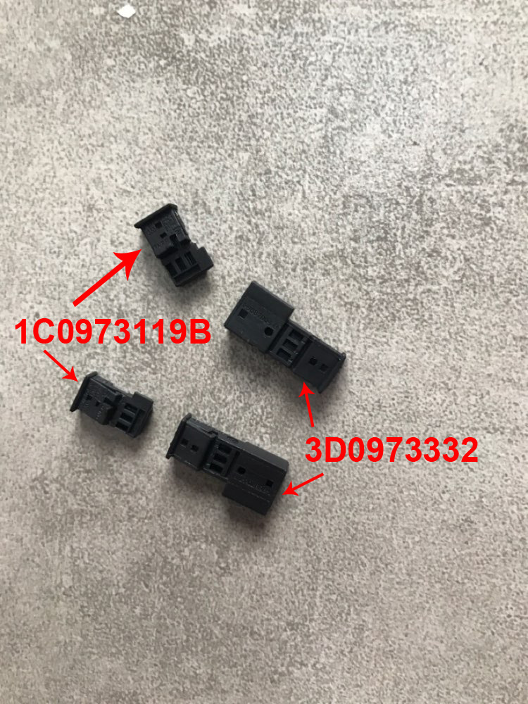 1C0973119B Корпус плоского разъёма VAG | Запчасти на DRIVE2