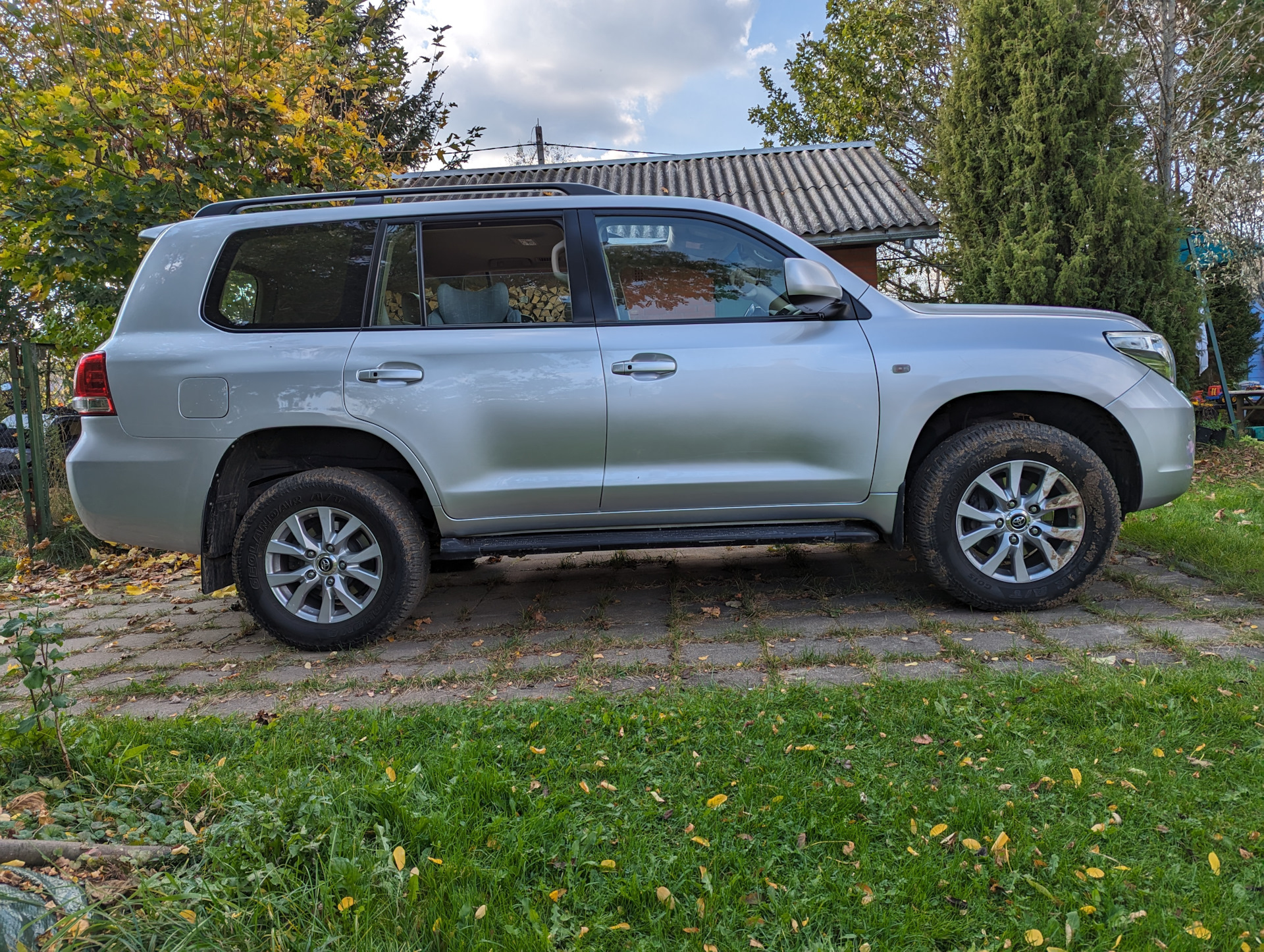 Проставки под передние пружины — Toyota Land Cruiser 200, 4,7 л, 2008 ...