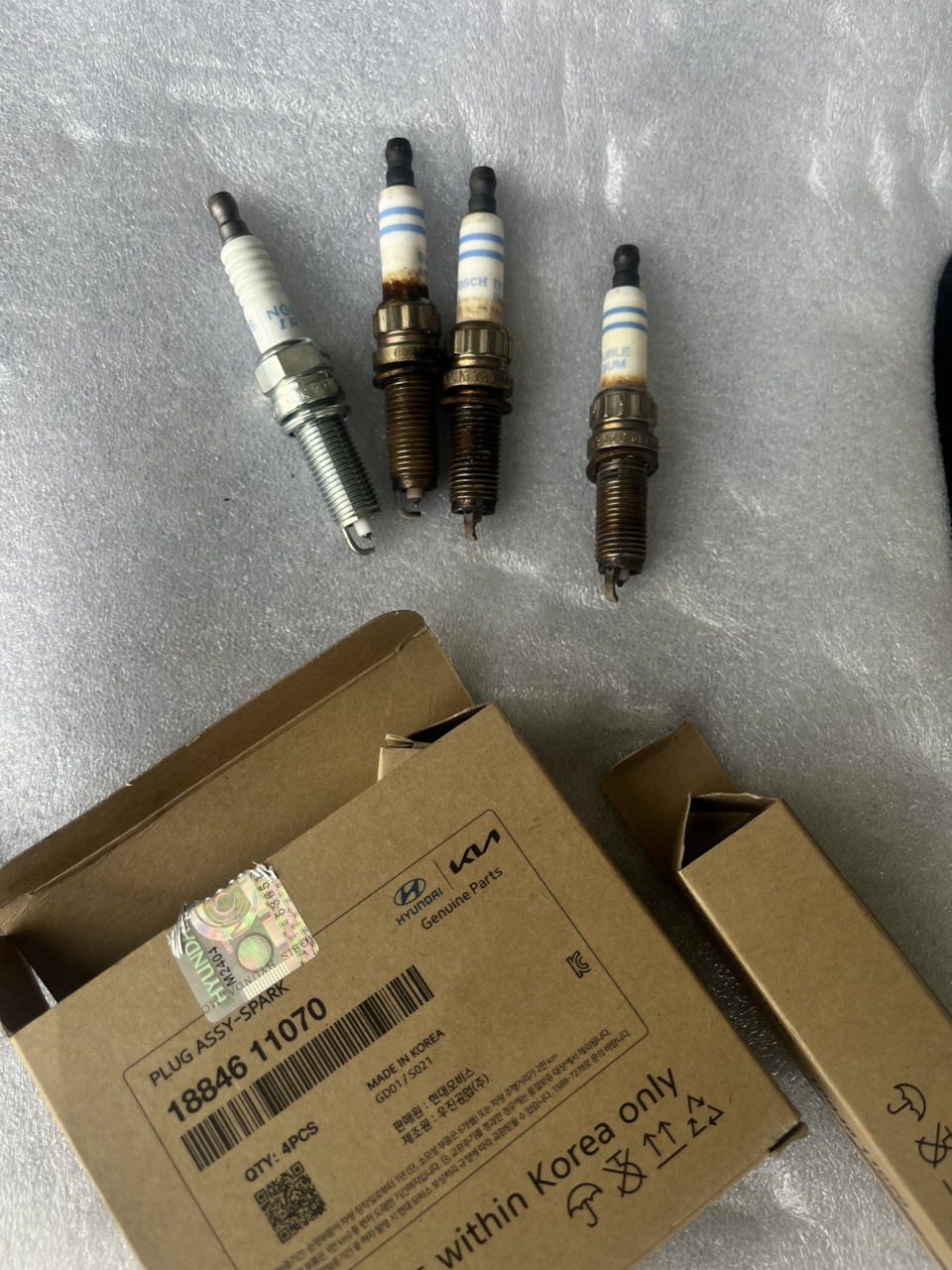 1884611070 Свечи зажигания KIA HYUNDAI | Запчасти на DRIVE2