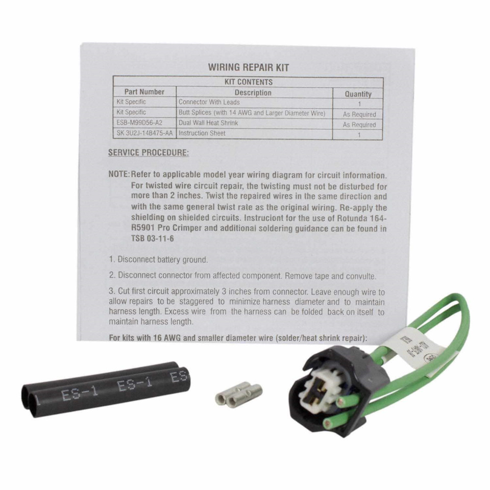 WPT1506 Diesel exhaust fluid (def) injector connector. wire. Motorcraft ...