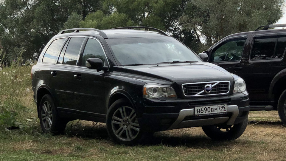 Volvo XC90 (1G) 2.4 дизельный 2008 | Чёрная жемчужина на DRIVE2