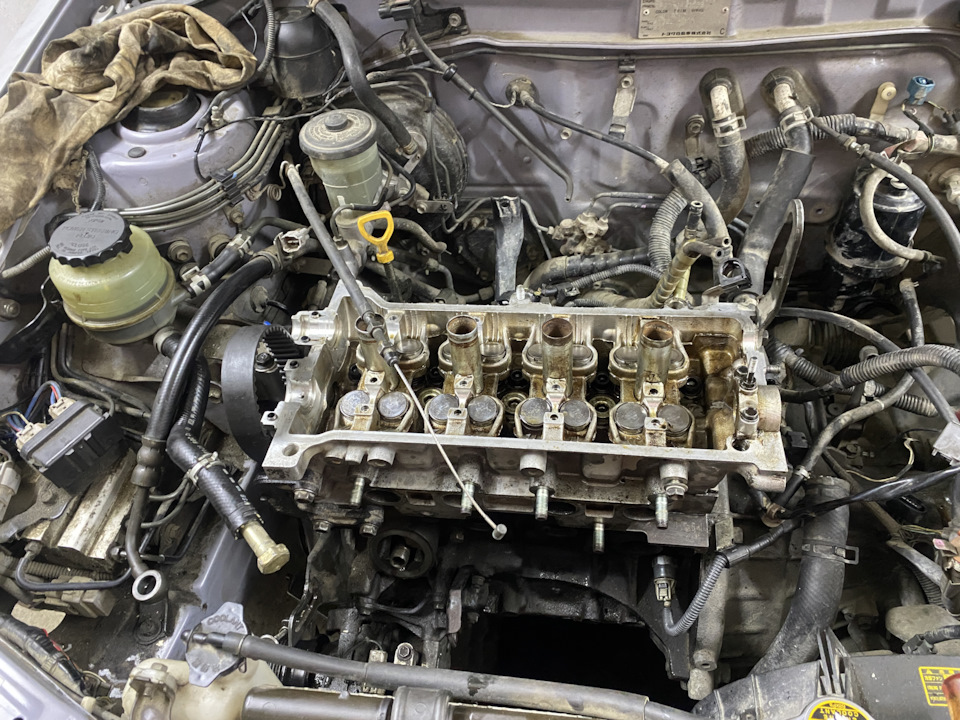 Капиталим ДВС немножко 🤭 — Toyota Starlet (90), 1,3 л, 1998 года ...