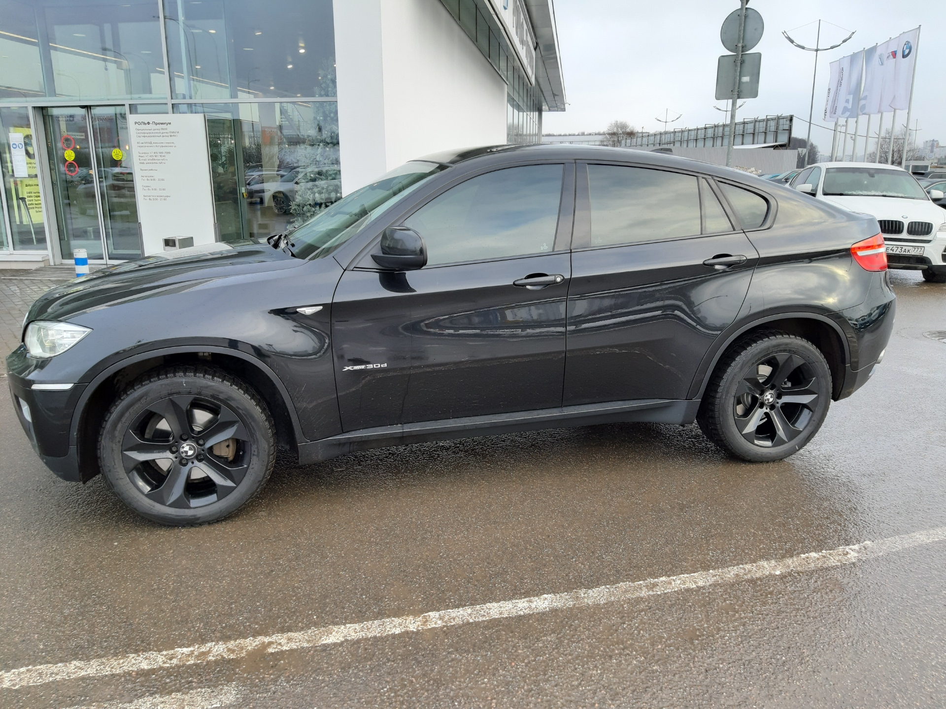 Чёрные диски на зиму — BMW X6 (E71/E72), 3 л, 2014 года | колёсные ...