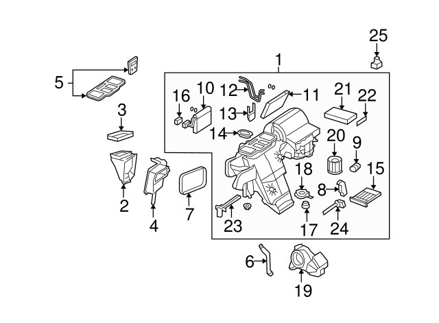 A1648350307 Мотор печки Mercedes | Запчасти на DRIVE2