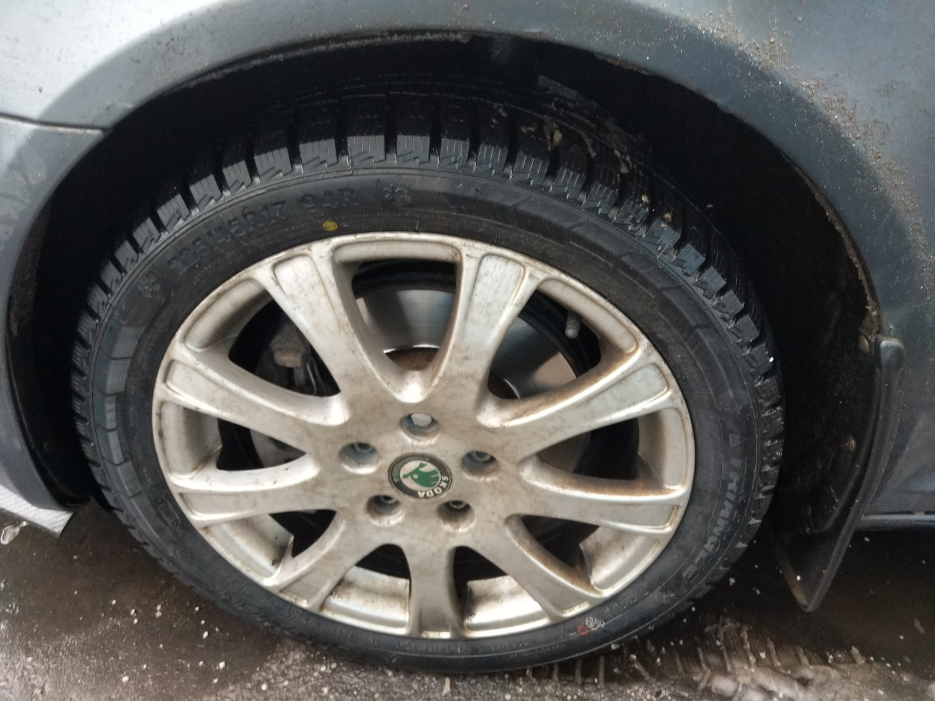 Зимняя резина Triangle PL01 и всякие плюшки — Skoda Octavia A5 Mk2, 1,8 ...