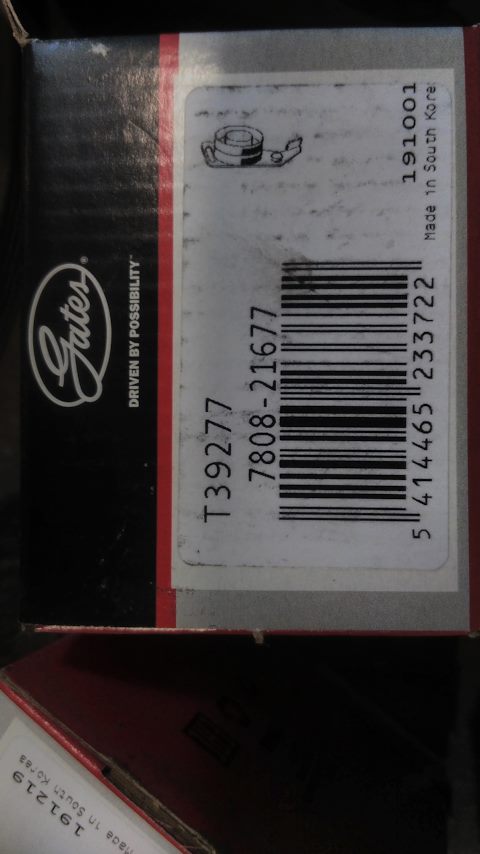 T39277 Опорные ролики и шкивы GATES | Запчасти на DRIVE2