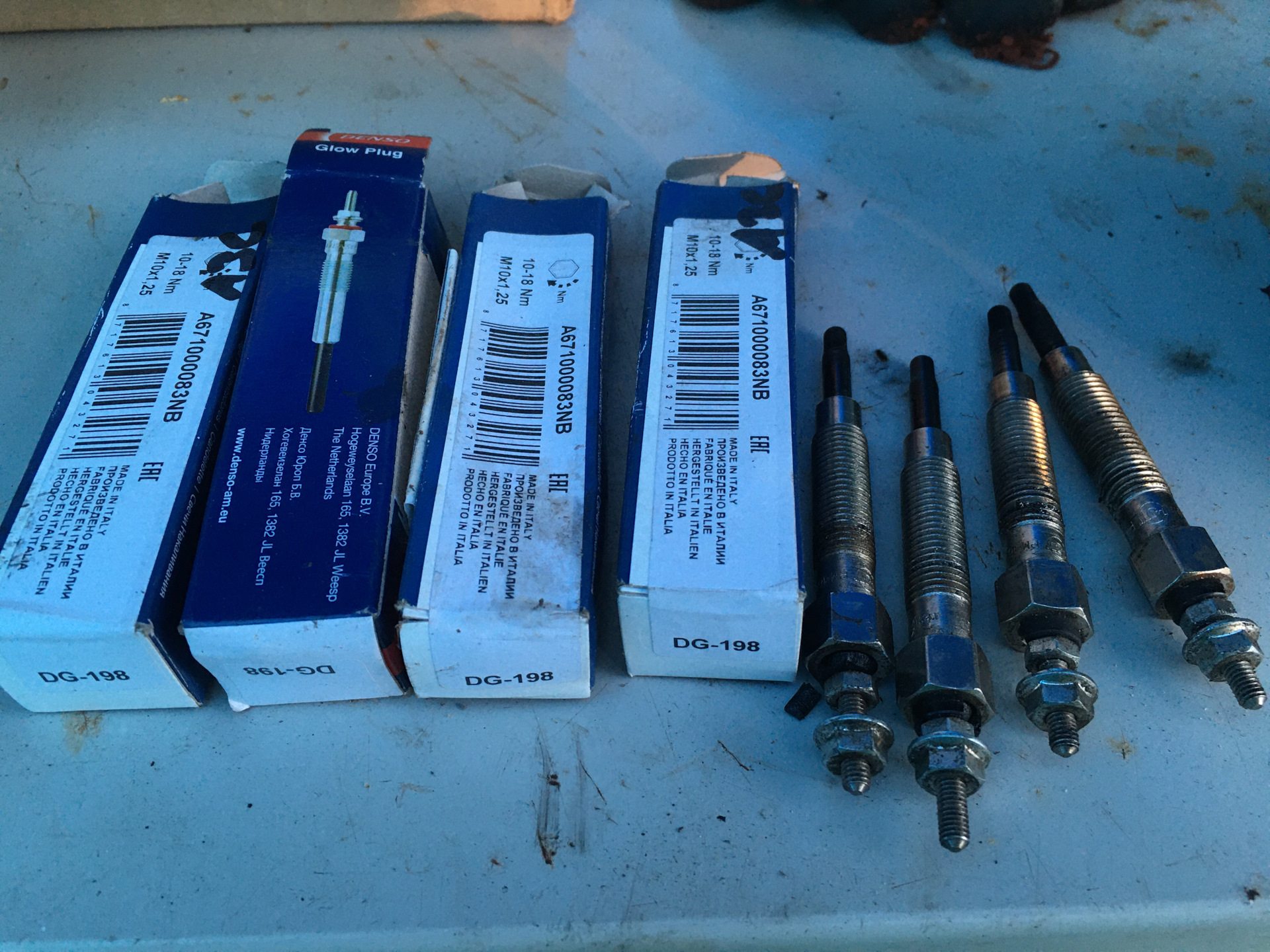 Замена свечей накала — Mitsubishi Pajero (2G), 2,5 л, 1991 года | плановое ТО | DRIVE2